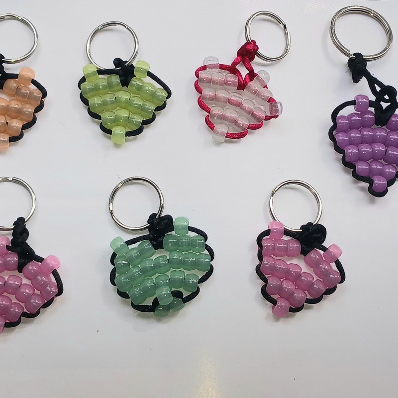 Pony Bead Keychain - Etsy