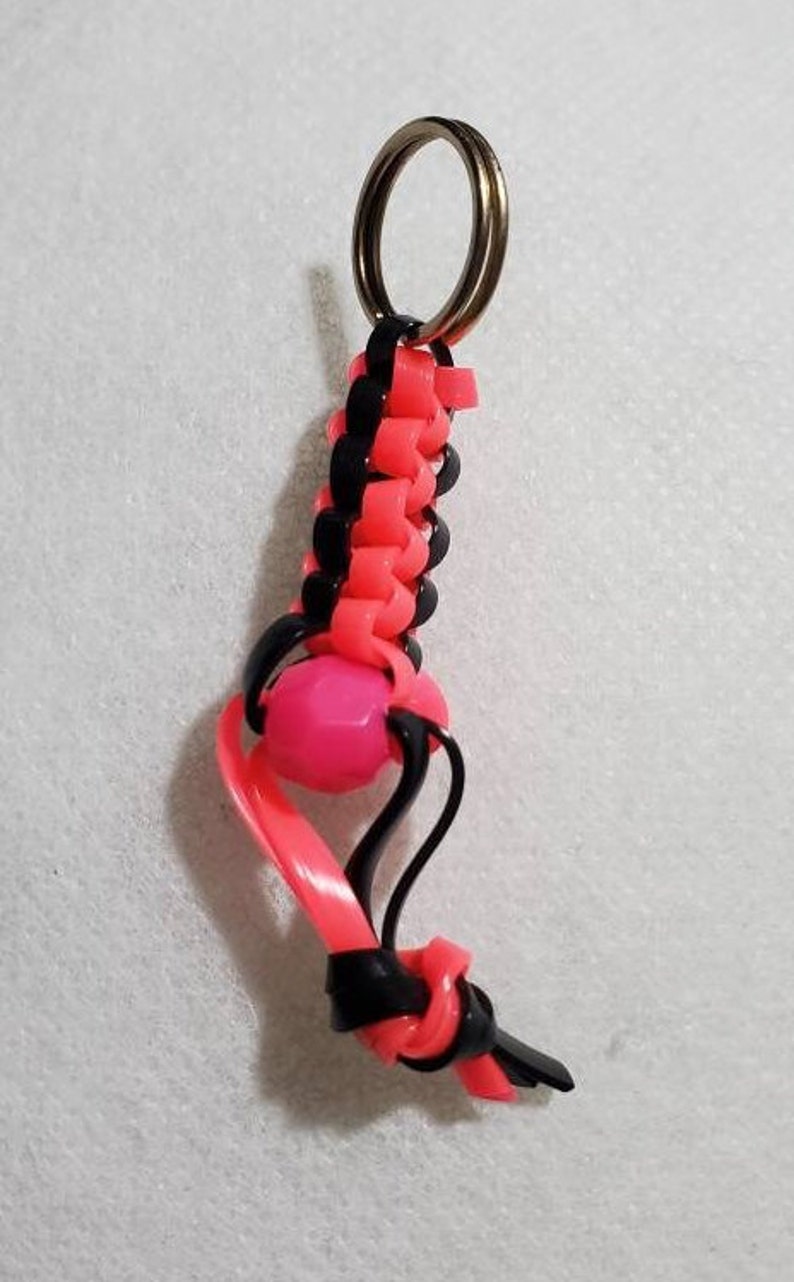 Squared Box Braid Lanyard Keychain ,3D Unisex Keychain, Box Keychain ...