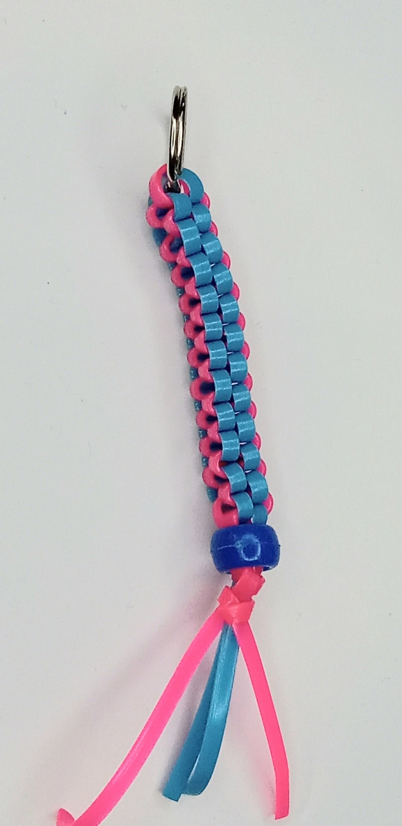 Squared Box Braid Lanyard Keychain ,3D Unisex Keychain, Box Keychain ...