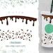 24oz Coffee Beans Cold Cup Svg, Venti Full Wrap Svg, Dripping Coffee ...