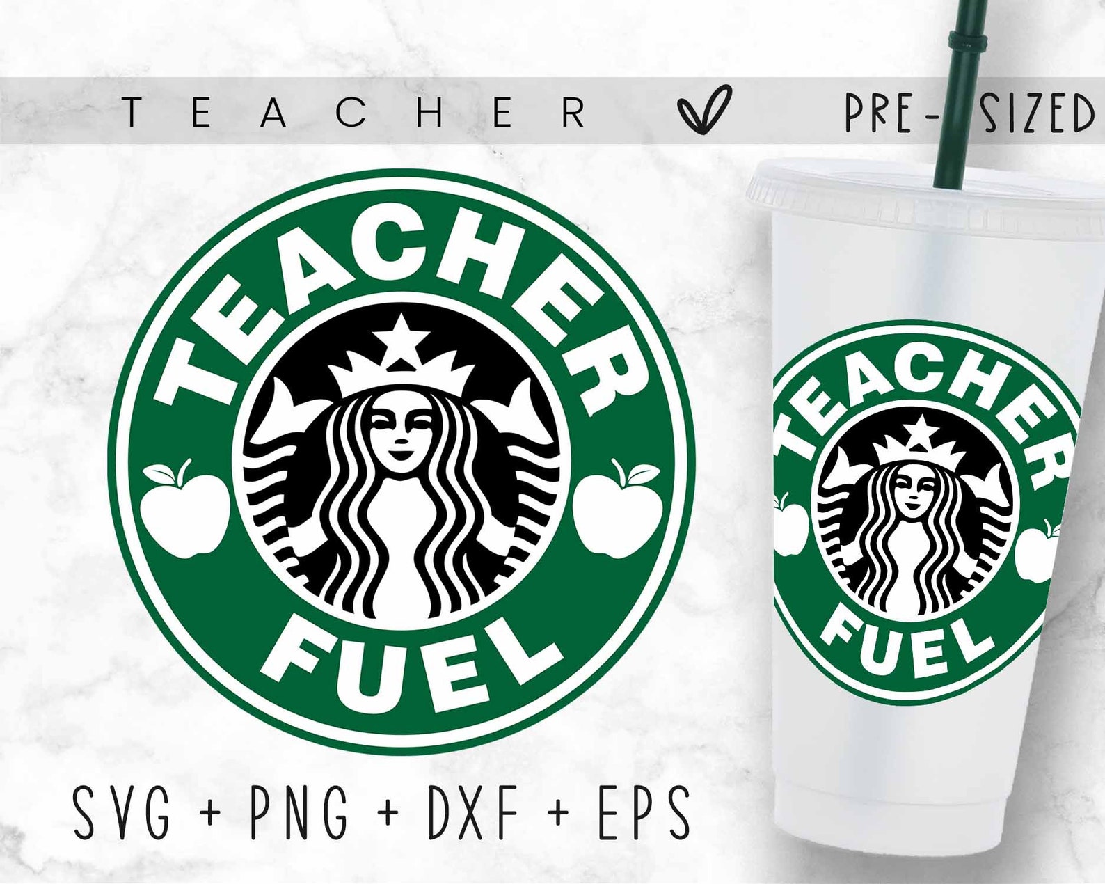 Teacher Fuel Wrap Svg Teacher Svg Teacher Wrap Svg Teacher - Etsy