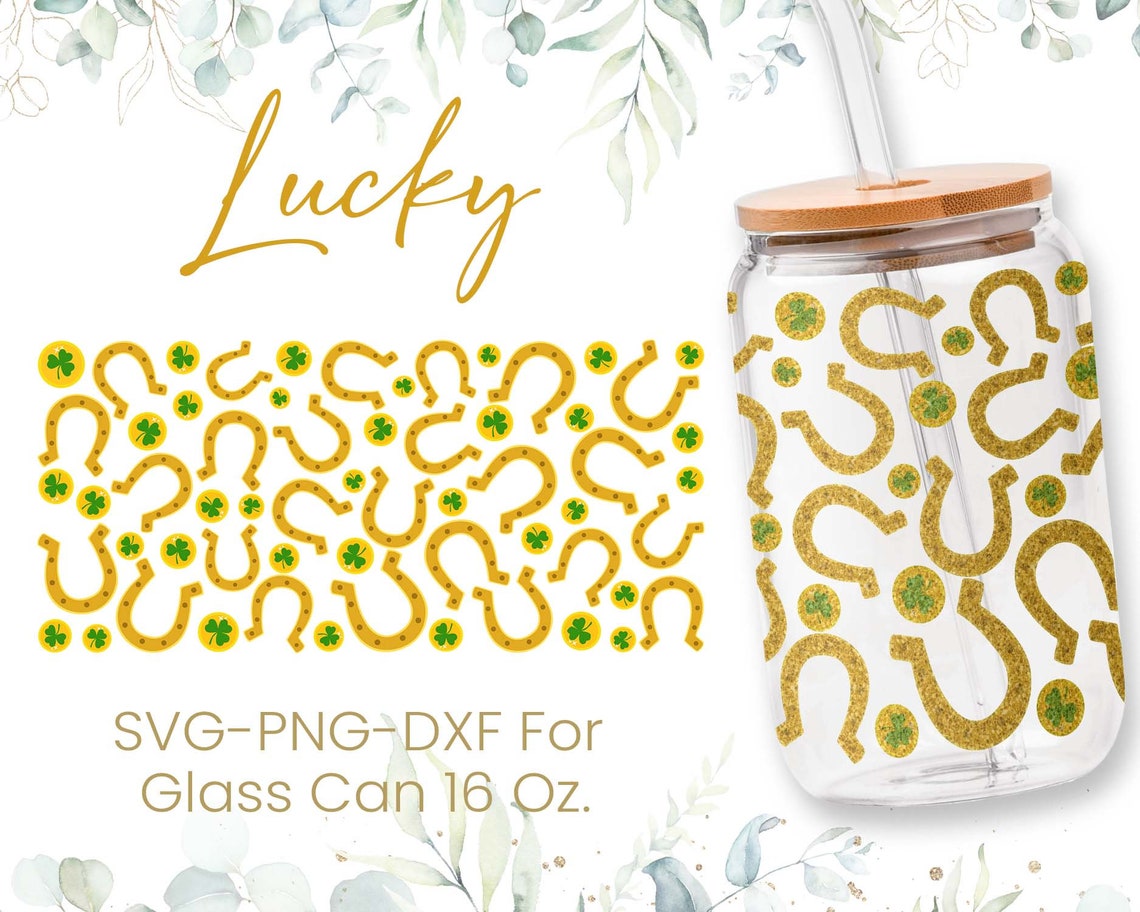 16oz Libbey Glass Can Svg Bundle Glass Can Wrap Svg Donut - Etsy