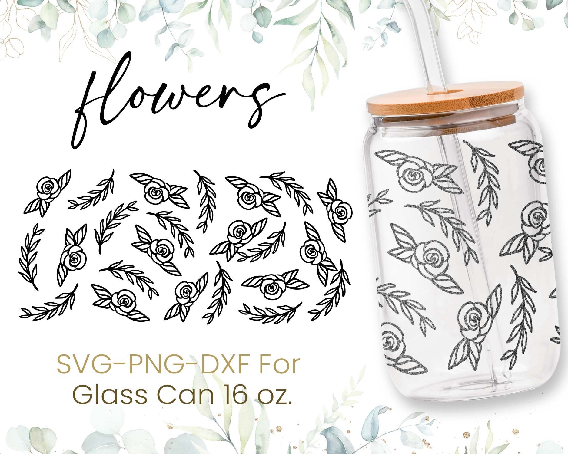 16oz Libbey Glass Can Svg Bundle Glass Can Full Wrap Svg - Etsy