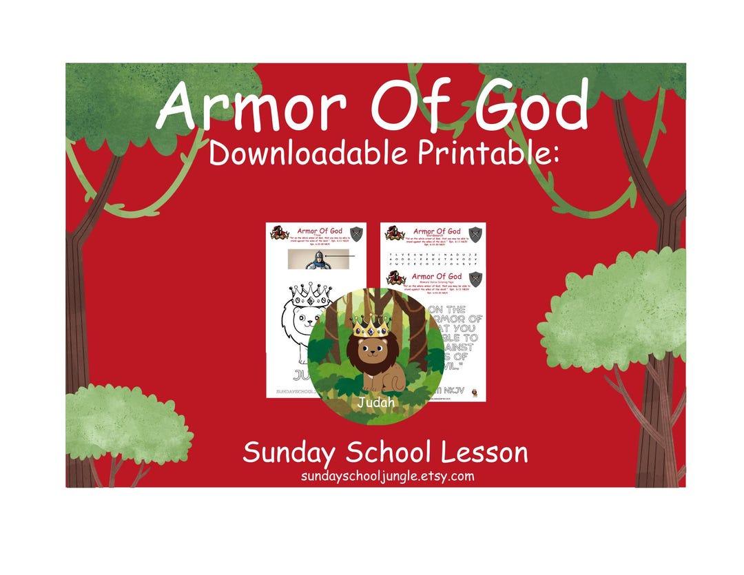 Armor of God | Sunday School Lesson | Children's Church Lesson | Youth ...