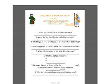 NOAHS ARK BINGO Set Variations of Cards and List for Sunday - Etsy