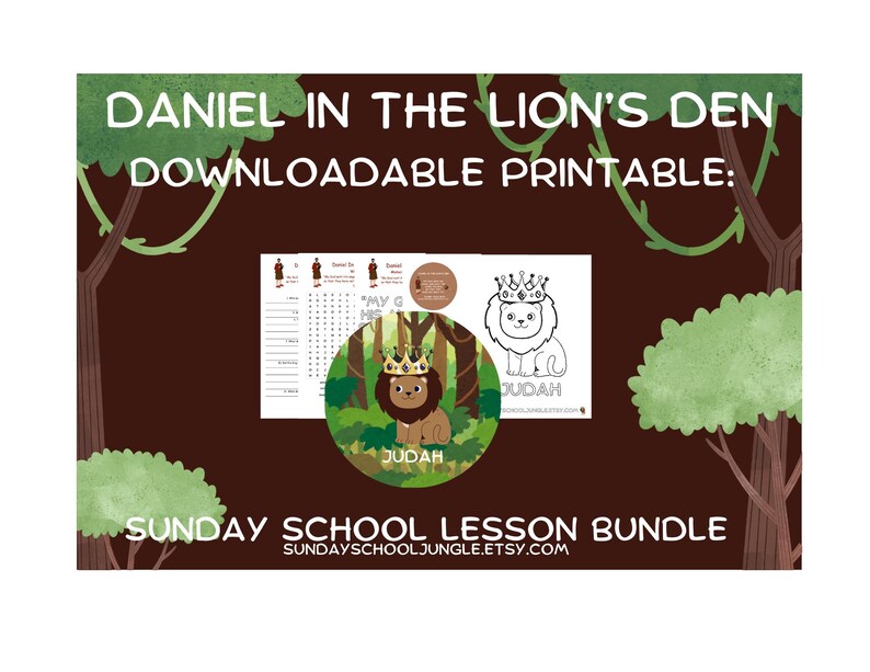 Daniel in the Lion's Den | Sunday School Lesson | Children's Church ...