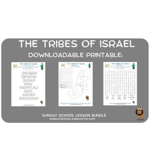 The Tribes of Israel Sunday School Lesson Bundle - Etsy
