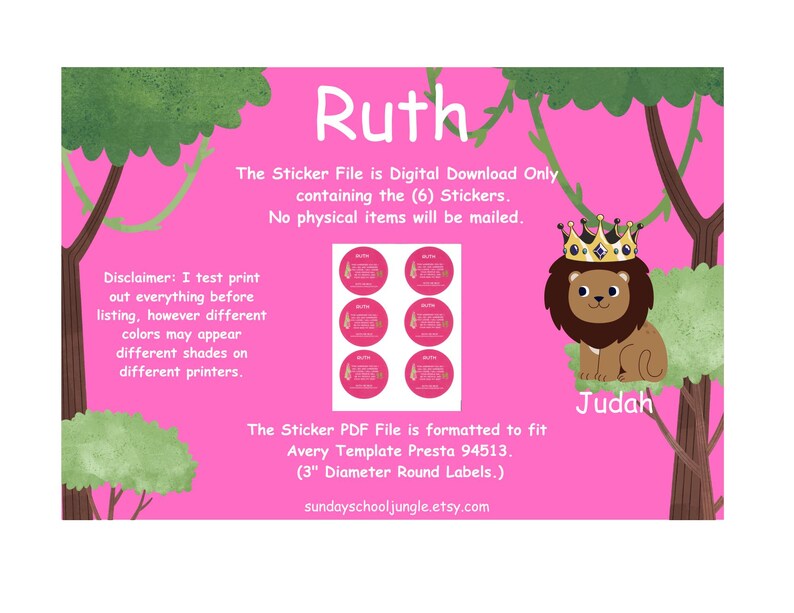 Ruth & Naomi | Sunday School Lesson | Children's Church | Youth Group ...