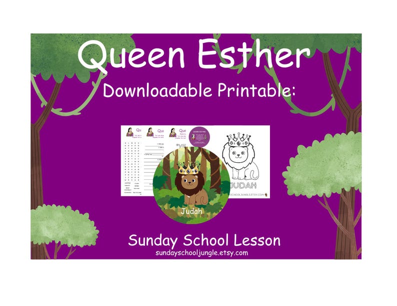Queen Esther | Sunday School Lesson | Children's Church | Youth Group ...