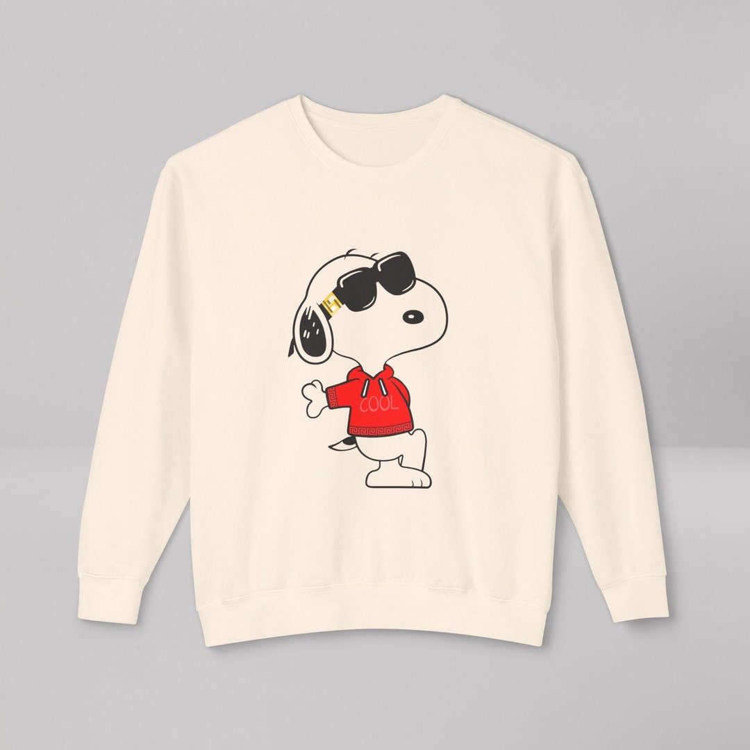 Snoopy, Joe Cool Sweatshirt With A Cute Quote - Etsy