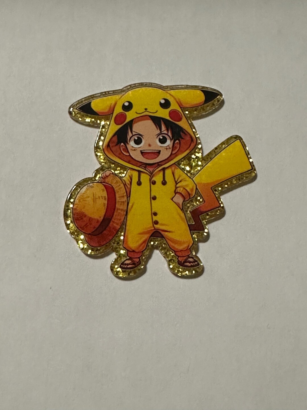 One Piece Luffy in PKMN Costume Journal Clip/pop Socket - Etsy