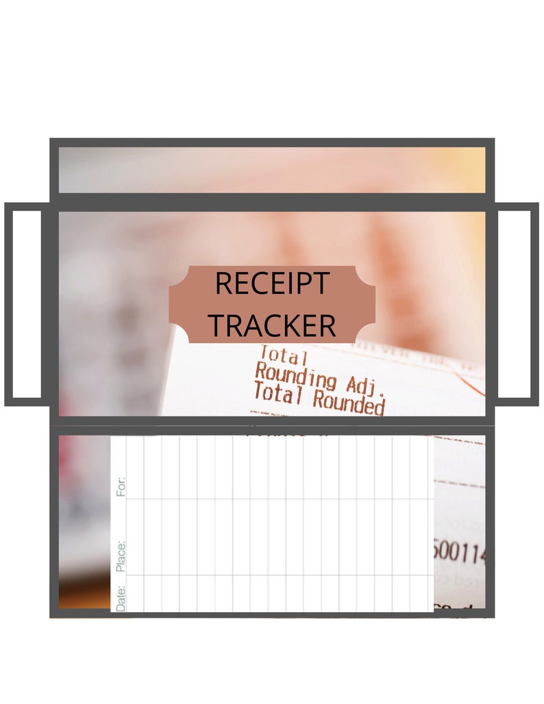 Printable, Digital Receipt Tracker Envelope - Etsy
