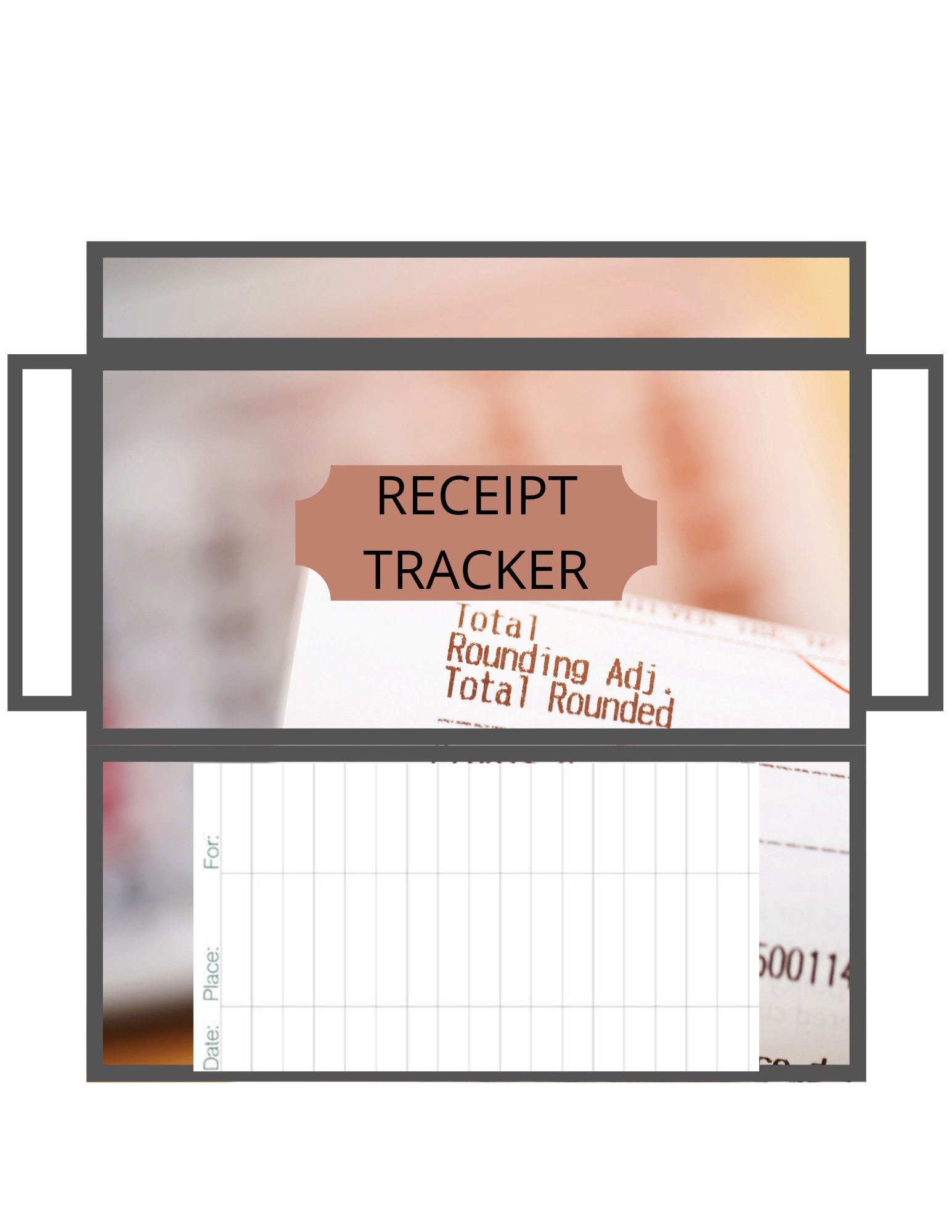 Printable, Digital Receipt Tracker Envelope - Etsy