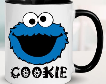 Cookie Monster Mug - Etsy
