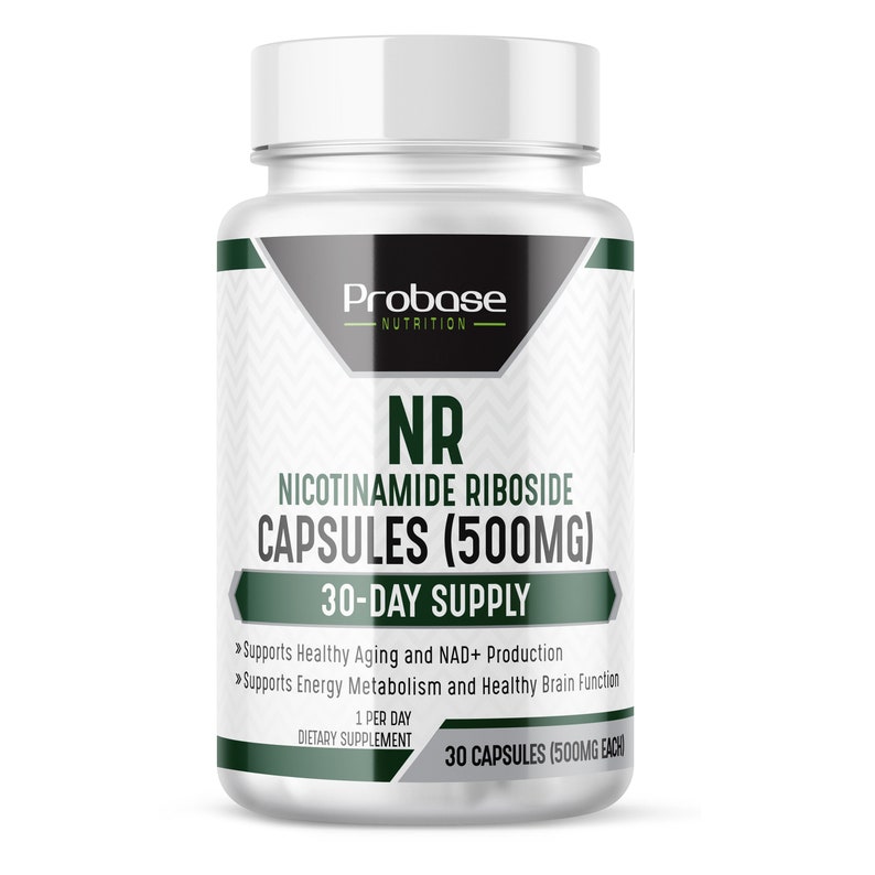 NR Capsules 30 Count (500mg Each)- 30-day Supply (nicotinamide Riboside ...