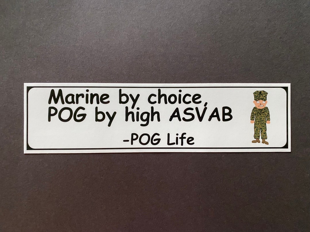 POG Life Marine Decal/bumper Sticker 7.5x3.75 - Etsy