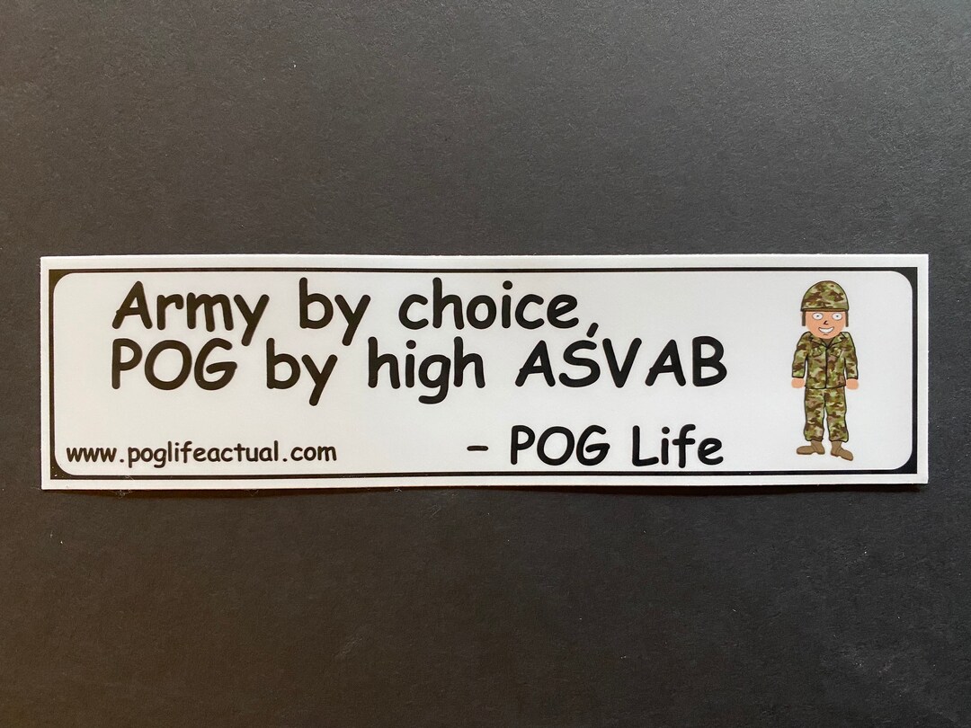 POG Life Army/navy/marine/air Force/coast Guard Decal/bumper - Etsy