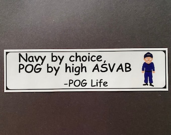 Navy Life Decal | Etsy