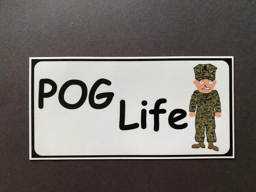 POG Life Marine Decal/bumper Sticker 7.5x3.75 - Etsy
