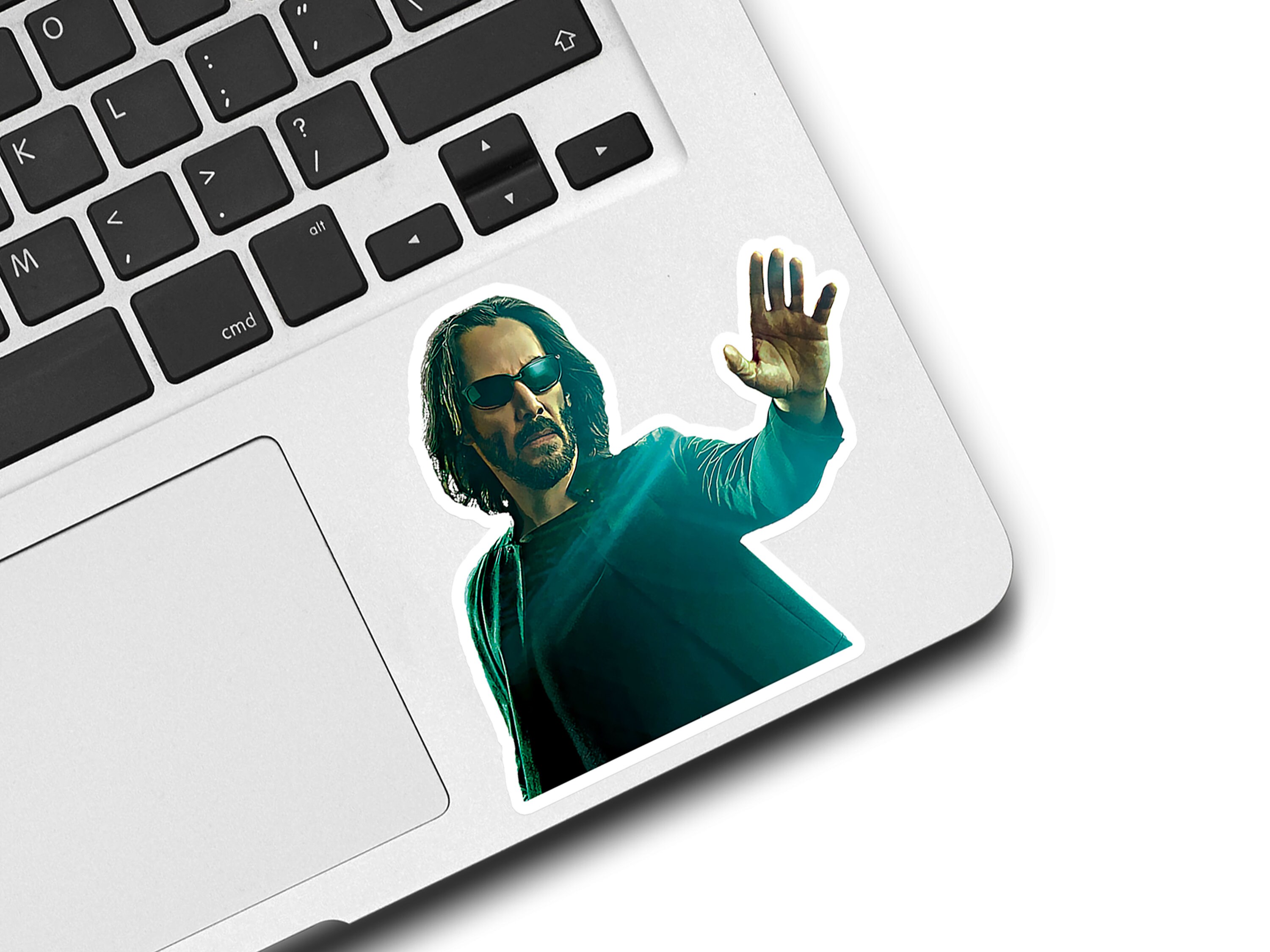 The Matrix Ressurections Neo Sticker | Keanu Reeves Sticker sold by ...