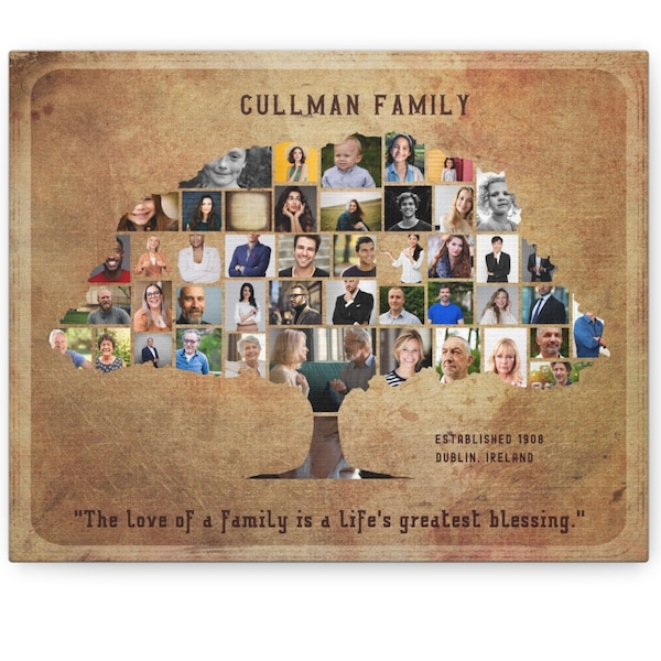 Antique Style Family Tree - Etsy