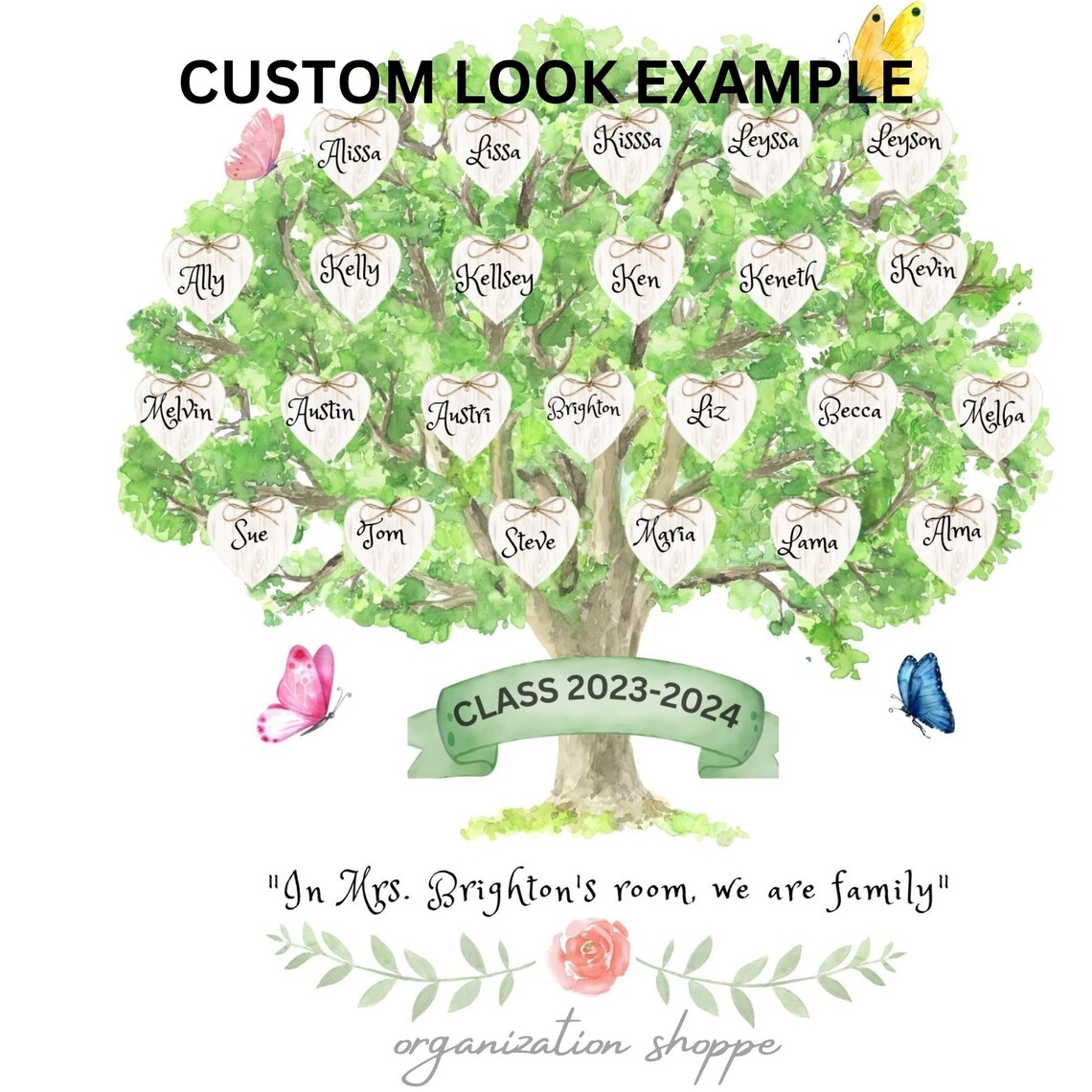 Classroom Tree Template Student Tree Classmate Tree Classroom - Etsy