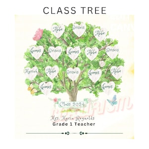 Classroom Tree Template Student Tree Classmate Tree Classroom Tree ...