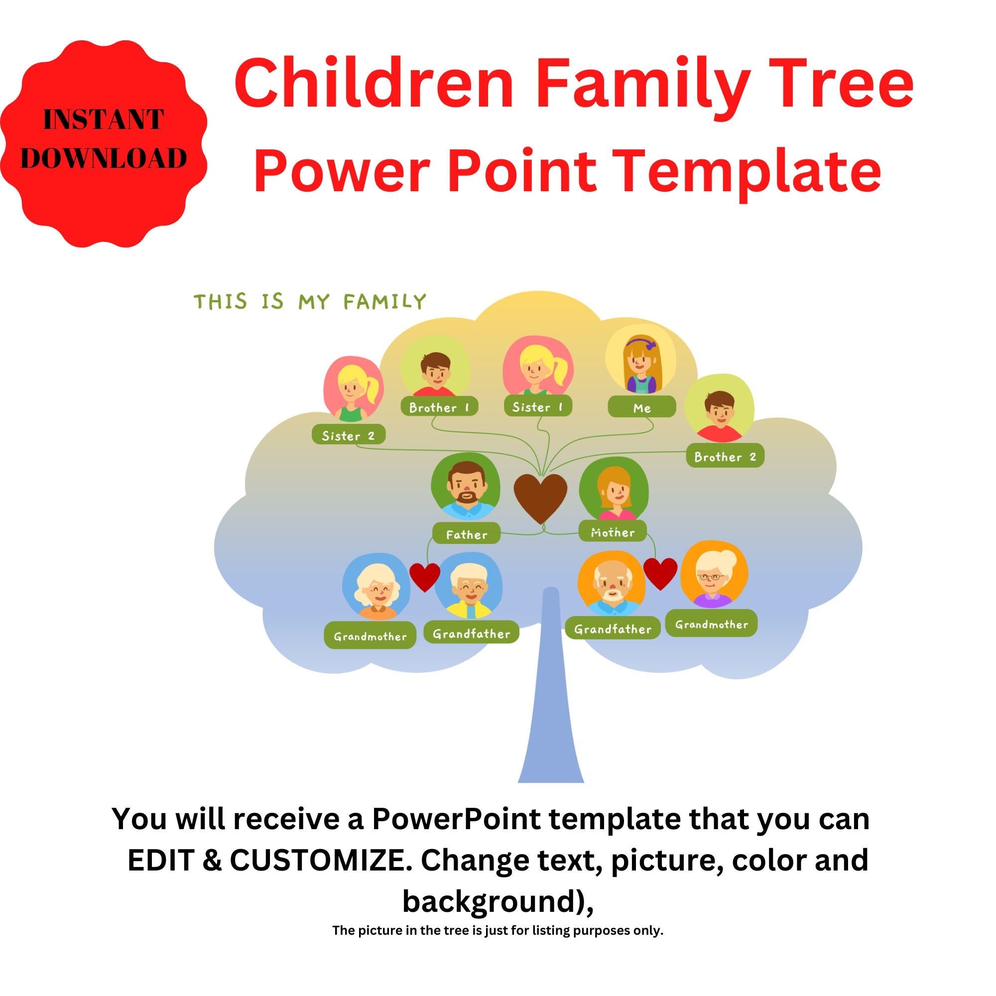 Family Tree Background Powerpoint