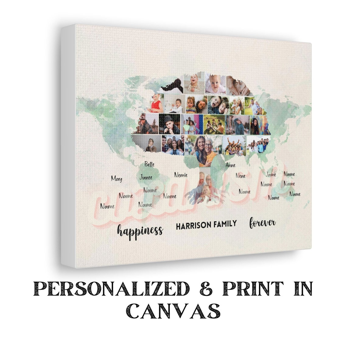 Family Tree Collage Design Family Tree Builder With Photos - Etsy