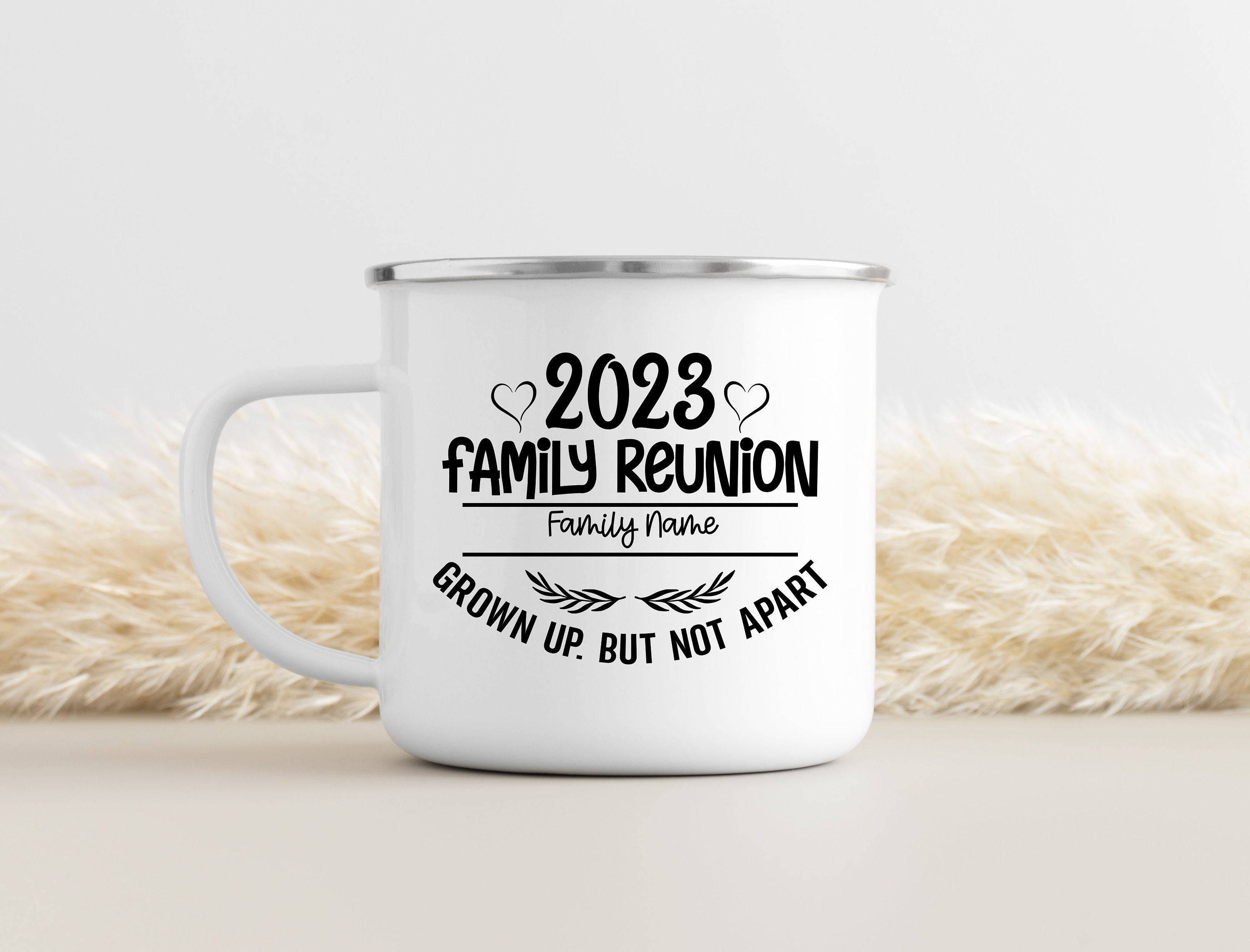 Family Reunion Personalized Mug Personalized Campfire Mug Enamel ...