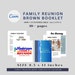 Editable Family Reunion Book Family History Book Family Reunion Sign ...