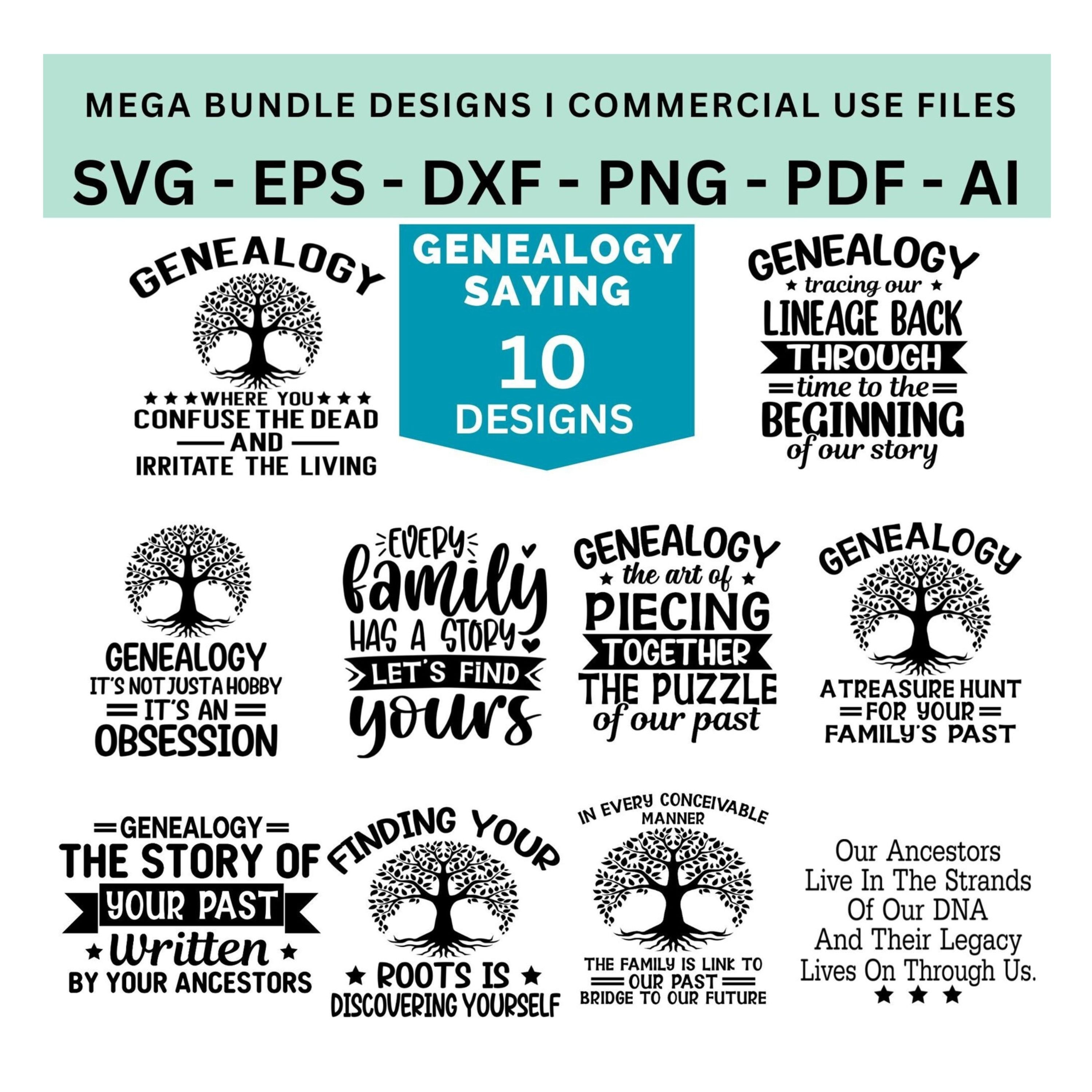 Genealogy SVG Quotes Gift for Genealogist Clipart Genealogy Wallpaper ...