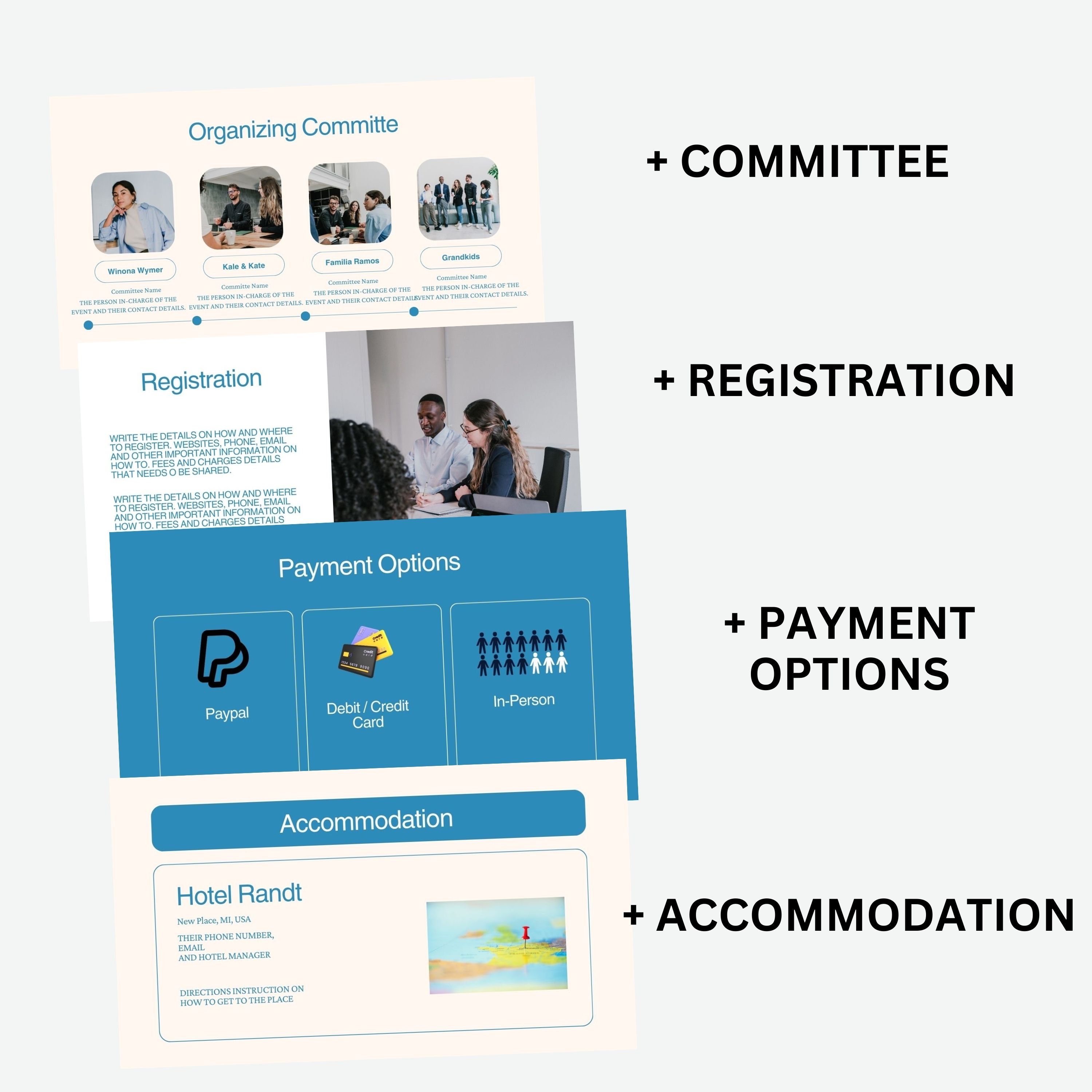 Family Reunion Landing Page Editable Website Template Family Reunion ...
