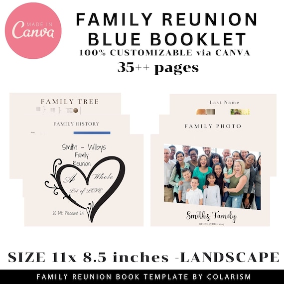 Family Reunion Booklet