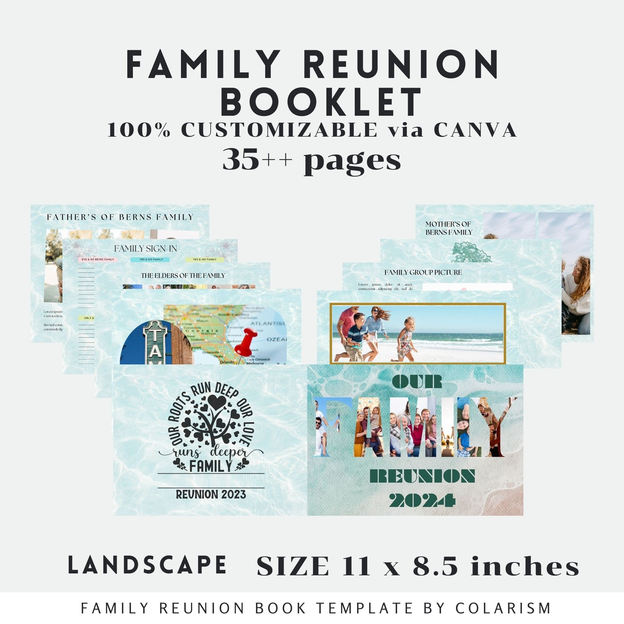 Family Reunion Welcome Booklet