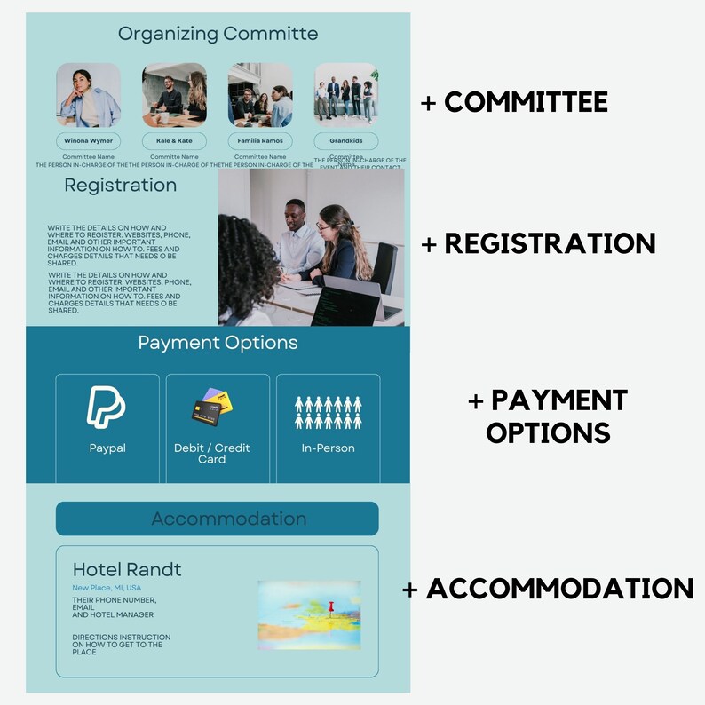Editable Family Reunion History Web Page Website Template Family ...