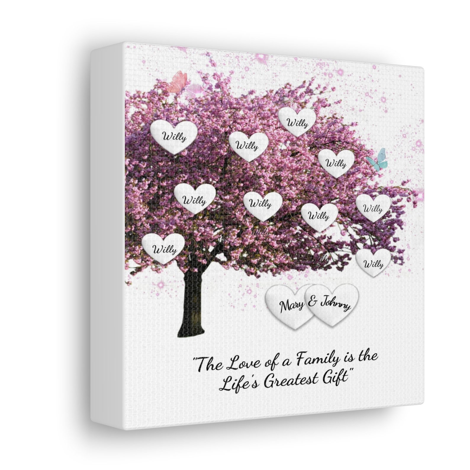 Editable Family Tree Custom Family Tree Template Ancestry Gift Family ...