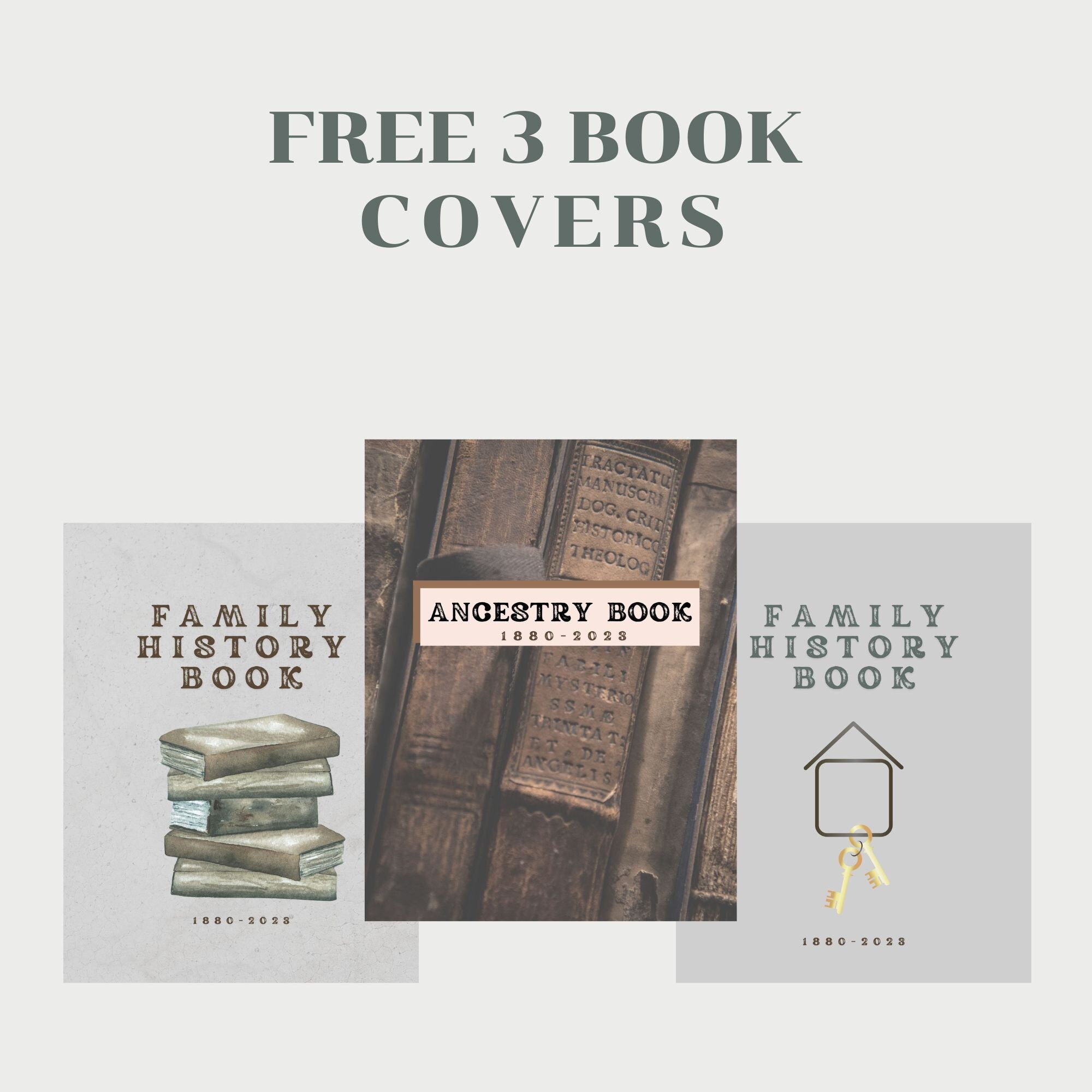 7 Generation Personalized Family History Book Ancestry Family History ...