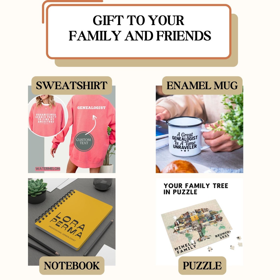 Single Person Family Ancestry Book Template Family History Record DIY ...