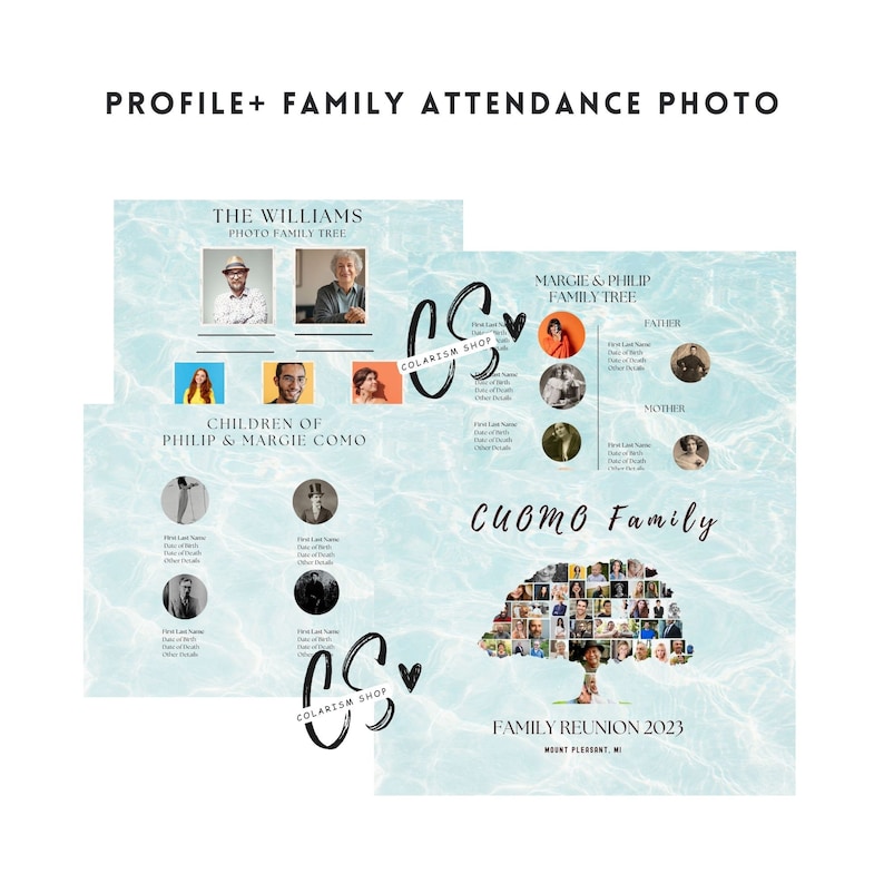 Editable Family Reunion Booklet Template Family Reunion Souvenir ...