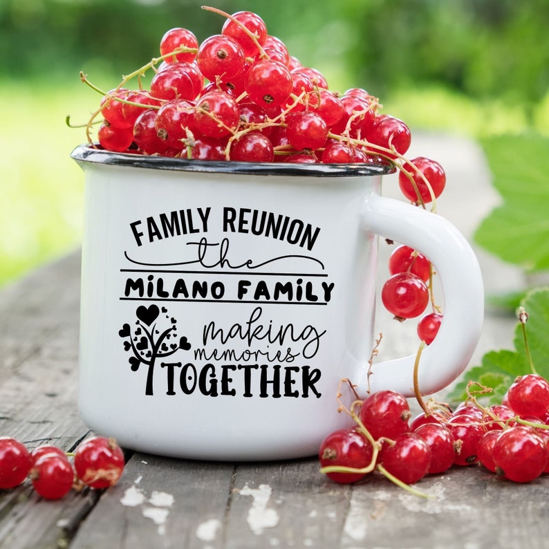 Family Reunion Mug Favors Personalized Keepsakes for Special Gathering ...
