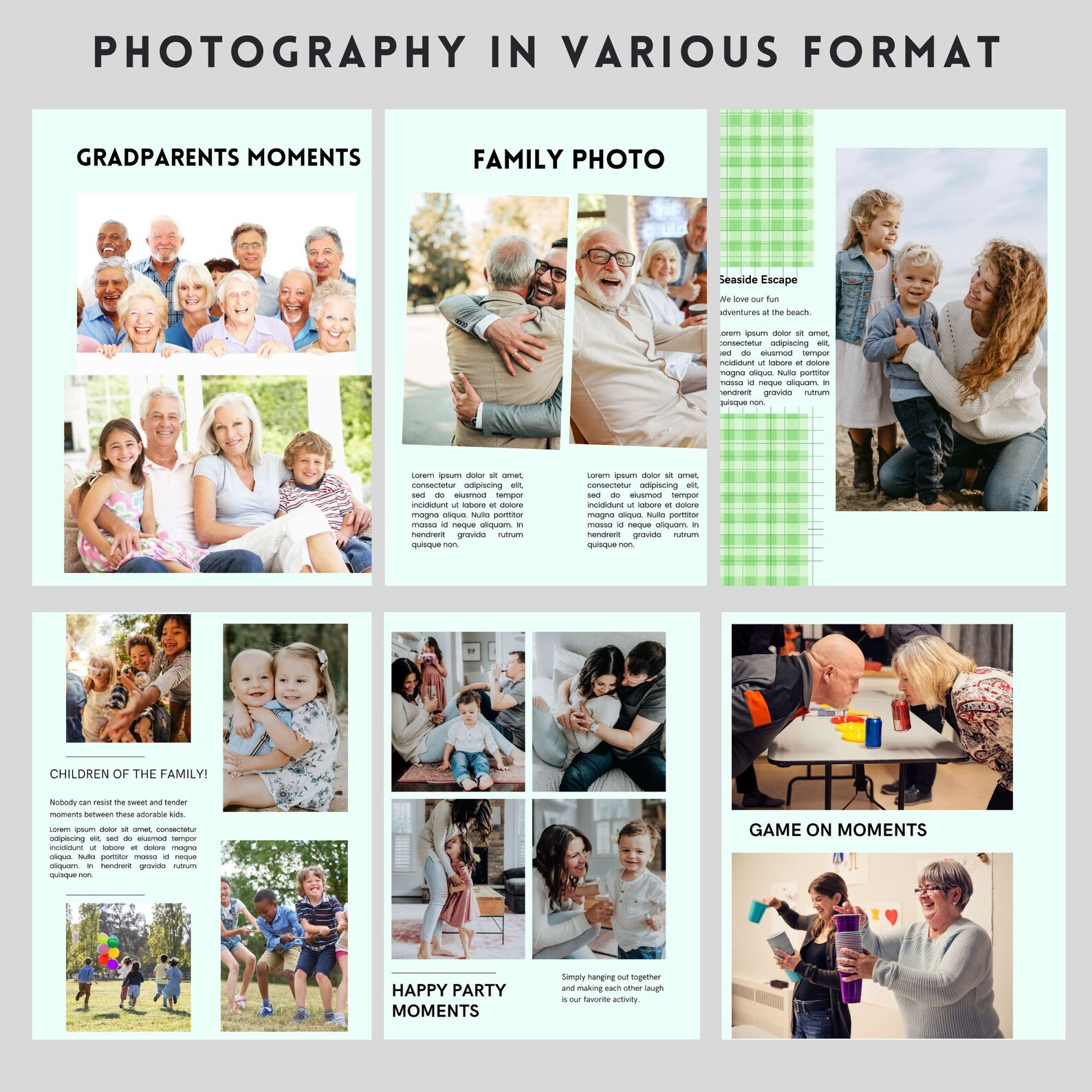 Family Reunion Book Template Family Reunion Memories Record Book DIY ...