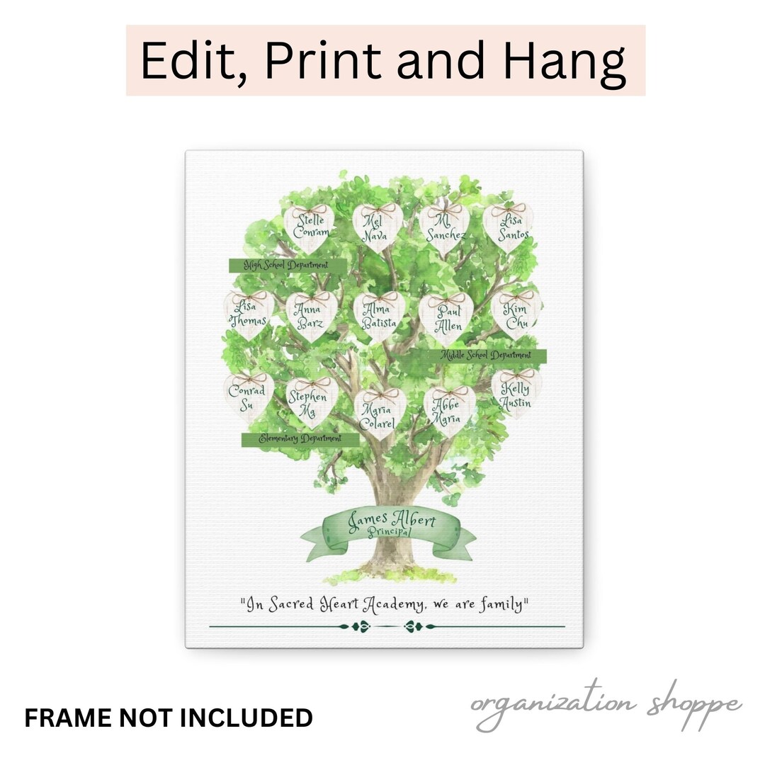 Classroom Tree Template Student Tree Classmate Tree Classroom Tree ...