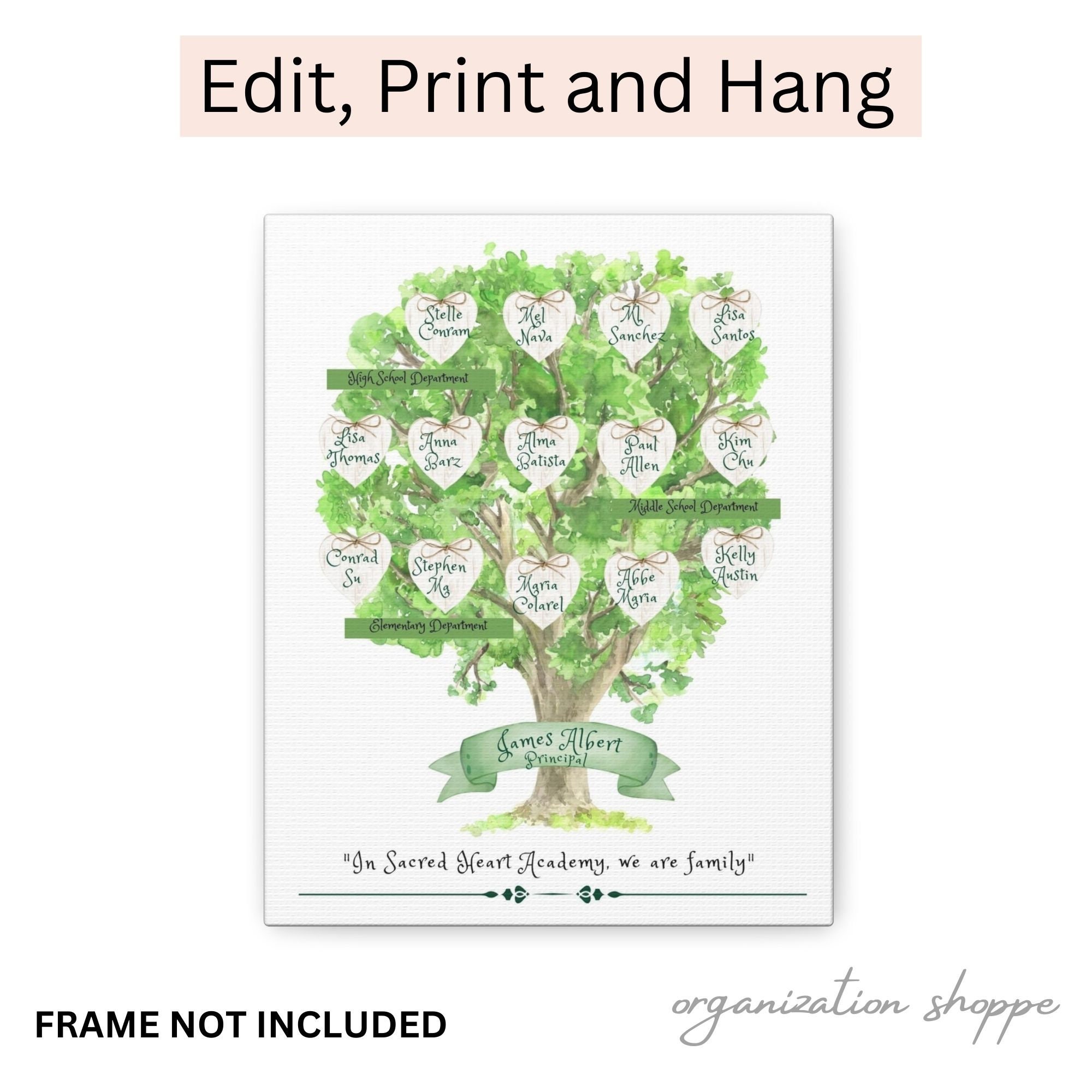 Classroom Tree Template Student Tree Classmate Tree Classroom Tree ...