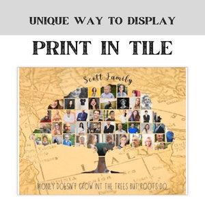 Genealogy Art Collage Family Tree Collage Family Tree Photo Collage ...