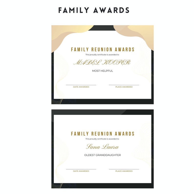 Family Reunion Booklet Template Family Reunion Memory Record Book ...