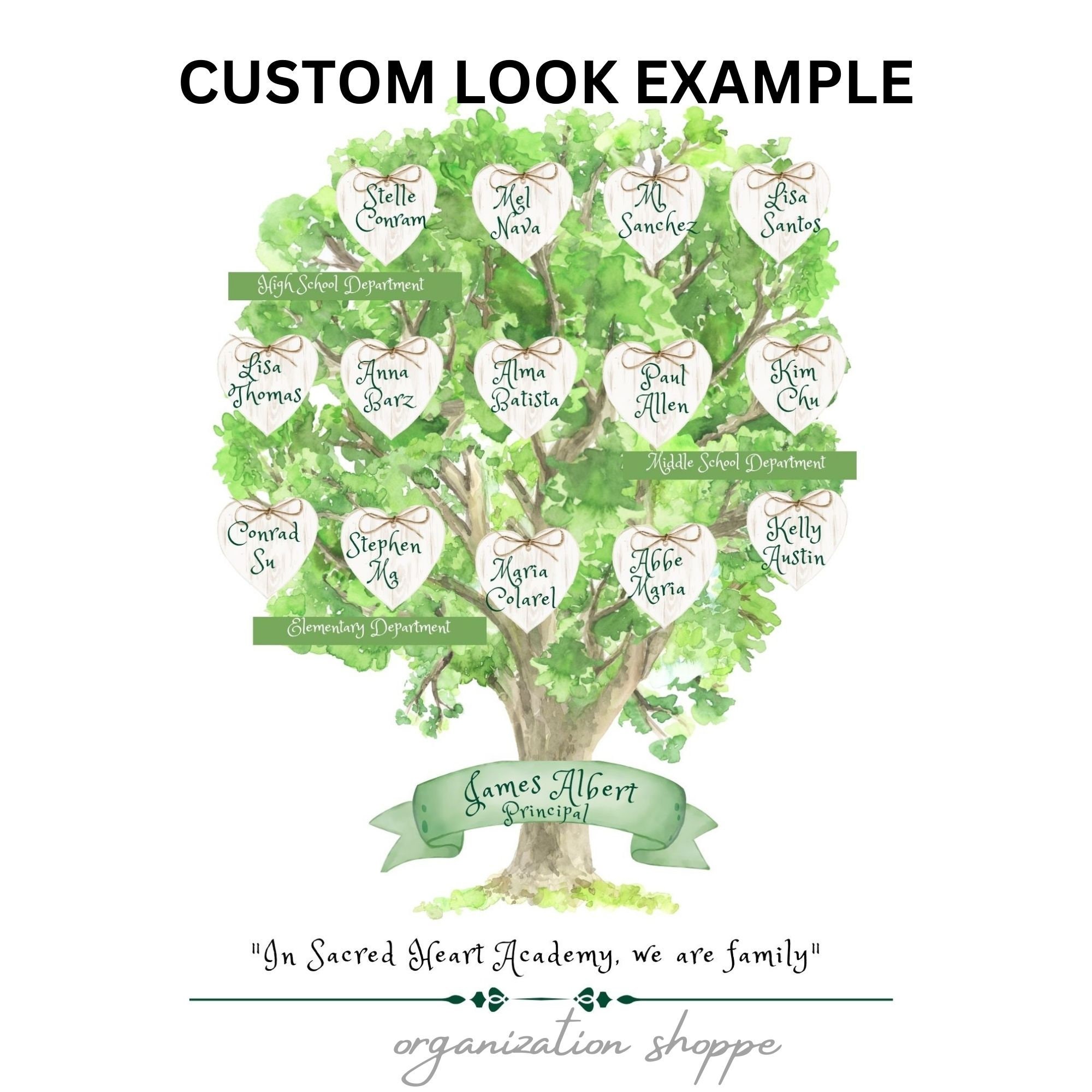 Classroom Tree Template Student Tree Classmate Tree Classroom Tree ...