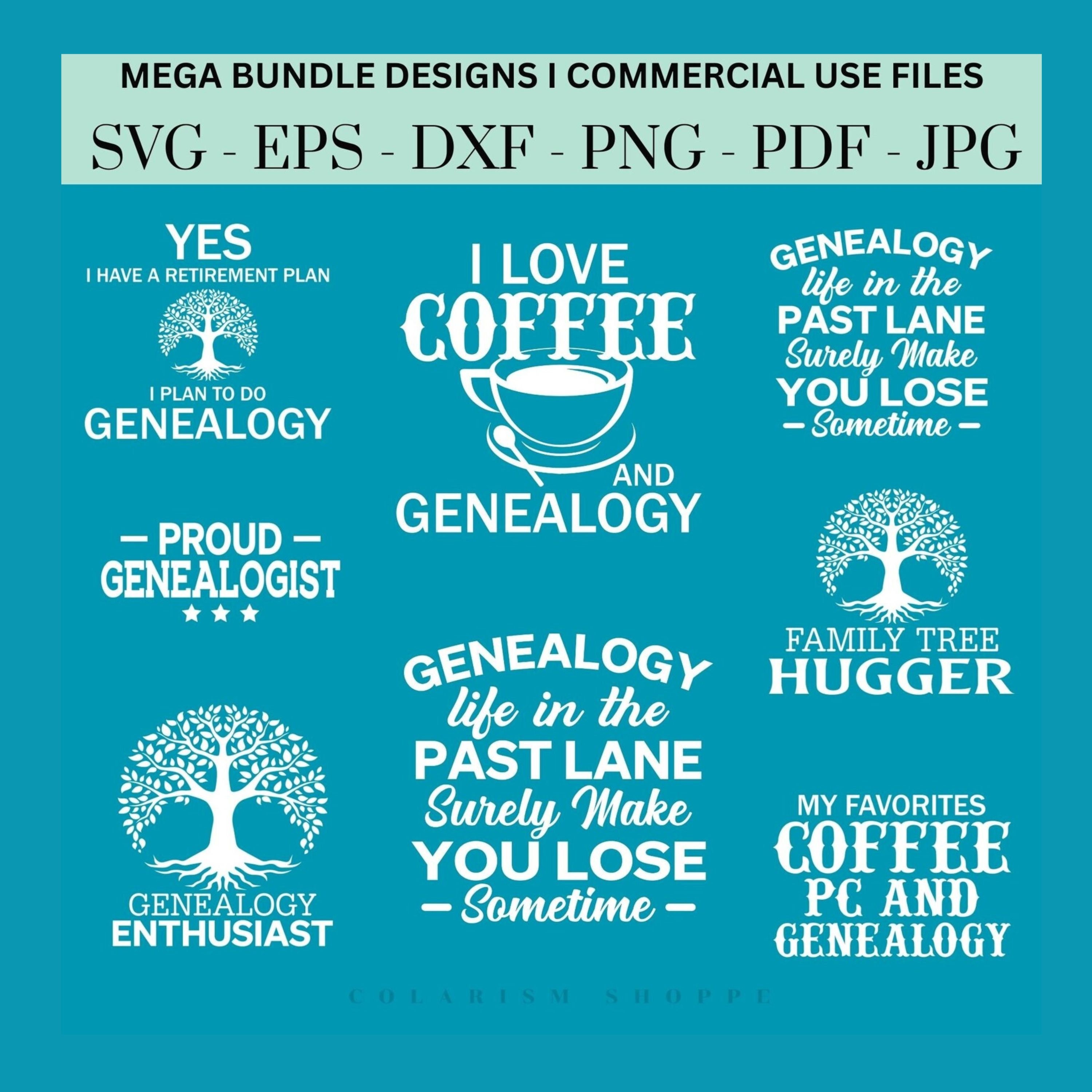 Genealogy Quotes SVG Genealogist SVG Genealogy PNG Cricut Silhouette ...