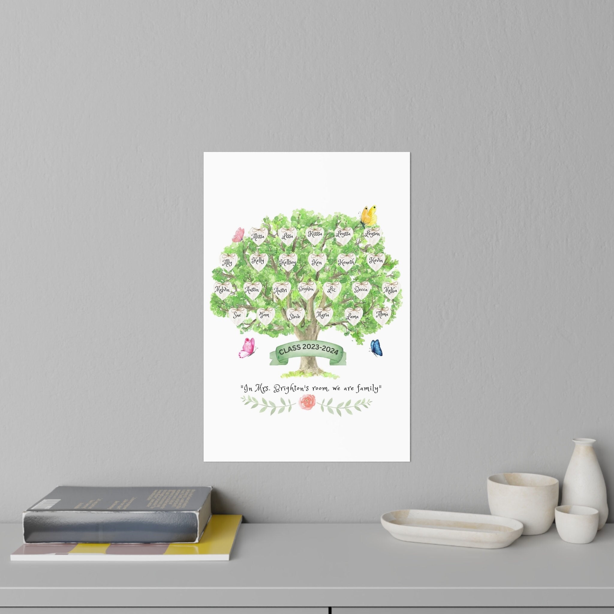 Classroom Tree Template Student Tree Classmate Tree Classroom Tree ...