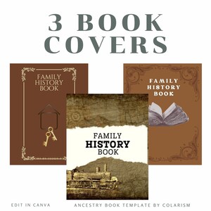 7 Generation Editable Family History Book Template Ancestry Book ...